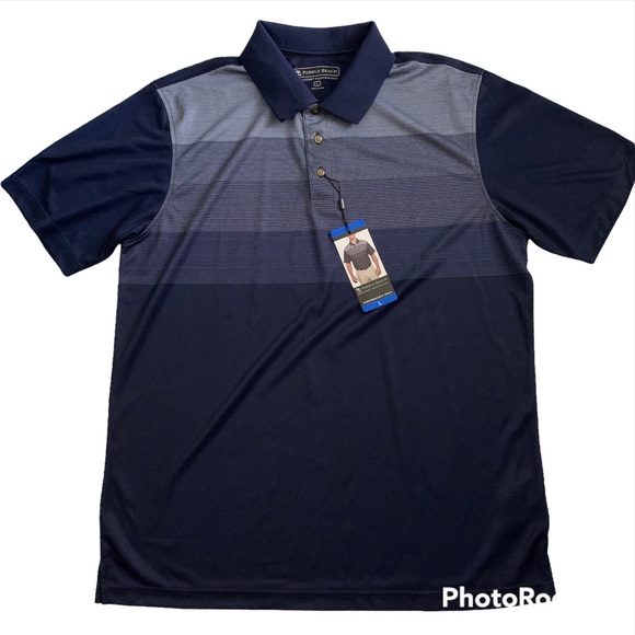 Pebble Beach | Shirts | Nwt Pebble Beach Performance Polo Shirt | Poshmark
